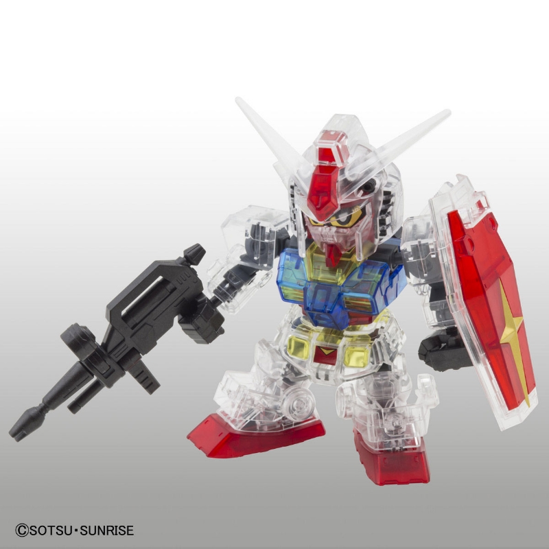 SDCS SD鋼彈 CROSS SILHOUETTE 01 RX-78-2 鋼彈 透明配色 TGB限定.洛伊德 zoids 機獸新世紀.鋼彈.鋼彈模型.玩具